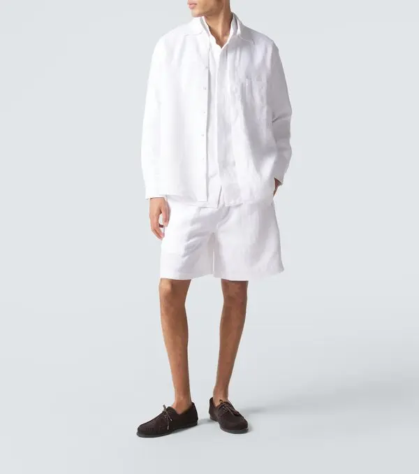 SAMAN AMEL Linen Overshirt