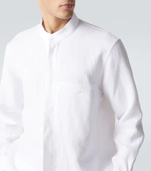 SAMAN AMEL Linen Overshirt