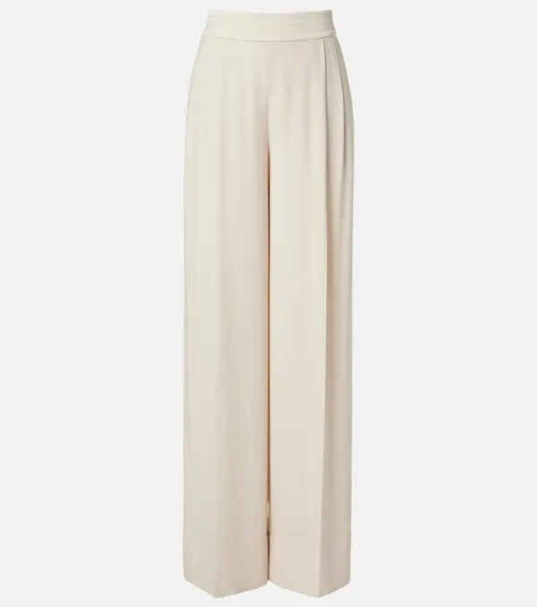 JOSEPH Cara Crepe Wide-leg Pants