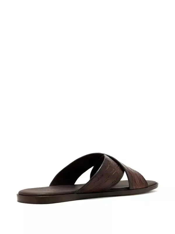Magnanni Criss-cross Leather Sandals
