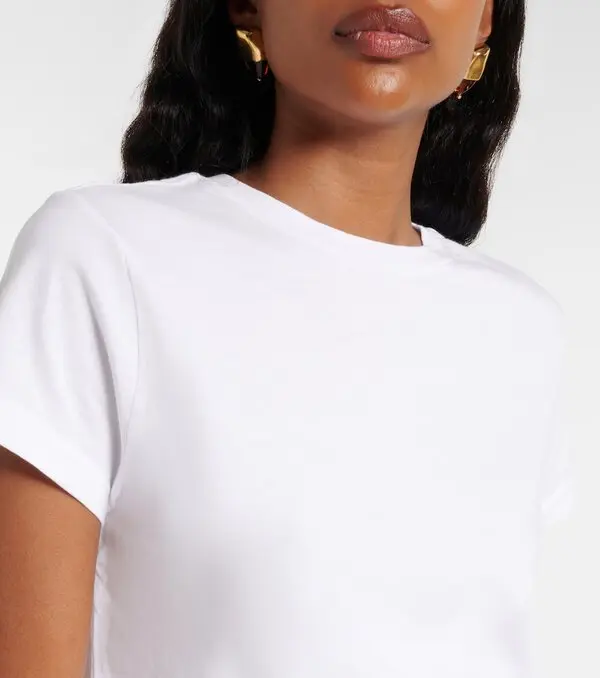 AGOLDE Adine Cropped T-shirt - White