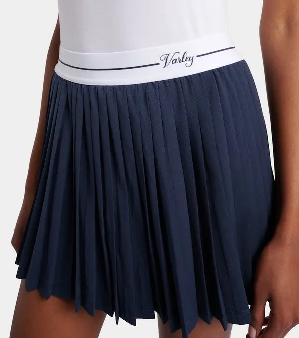 Varley Clemency Pleated Tennis Skirt - Blue
