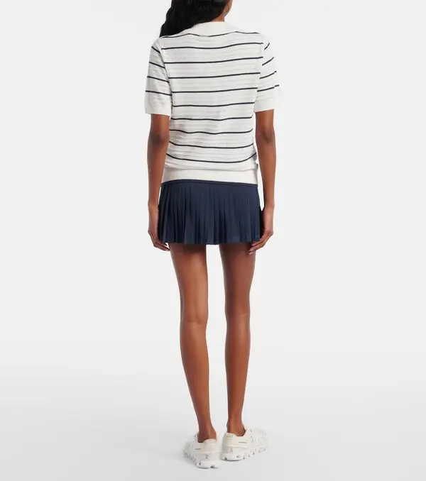Varley Clemency Pleated Tennis Skirt - Blue