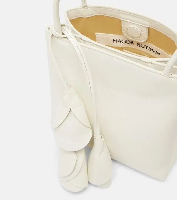 Magda Butrym Julia Small Leather Shoulder Bag - White