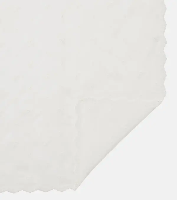 Magda Butrym Embroidered Silk, Wool And Cotton-blend Scarf