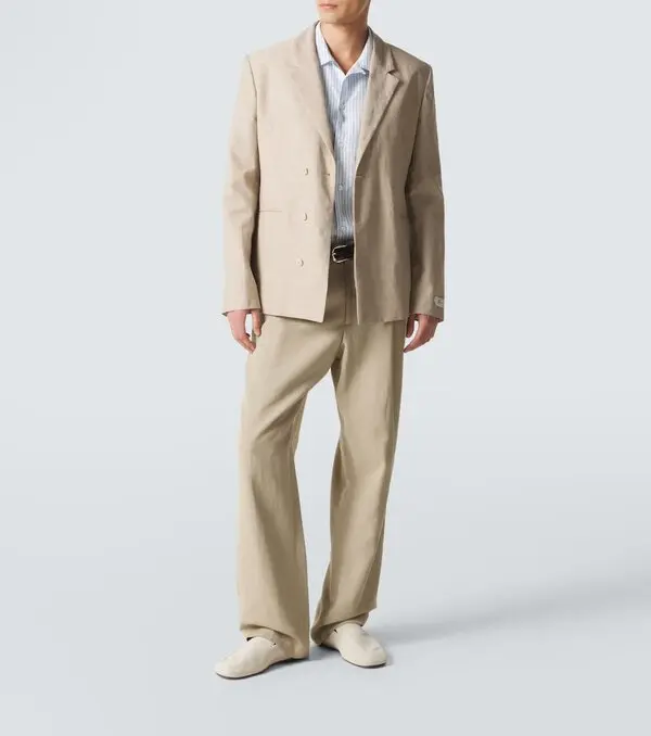 Jacquemus Melo Linen-blend Twill Blazer