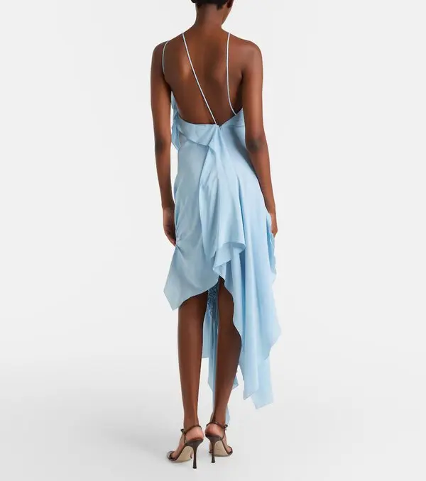 victoria beckham cocktail dresses VICTORIA BECKHAM Gathered satin gown