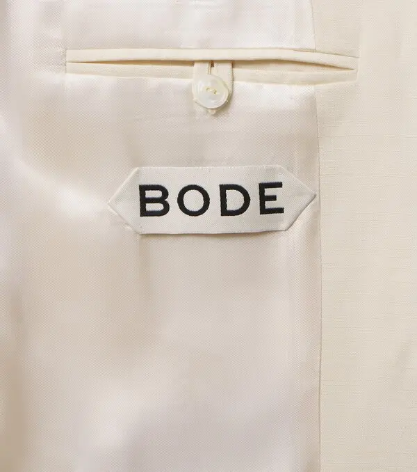 BODE Slub Weave Suit Jacket
