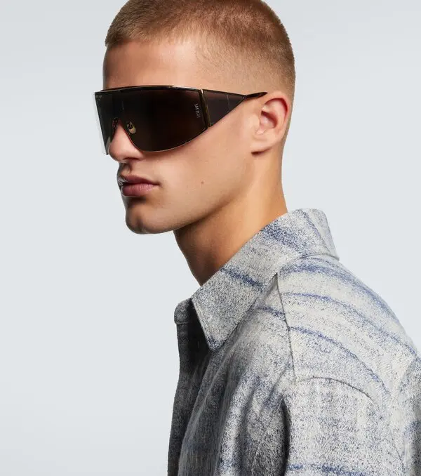 Loewe Speed Shield Sunglasses - Silver