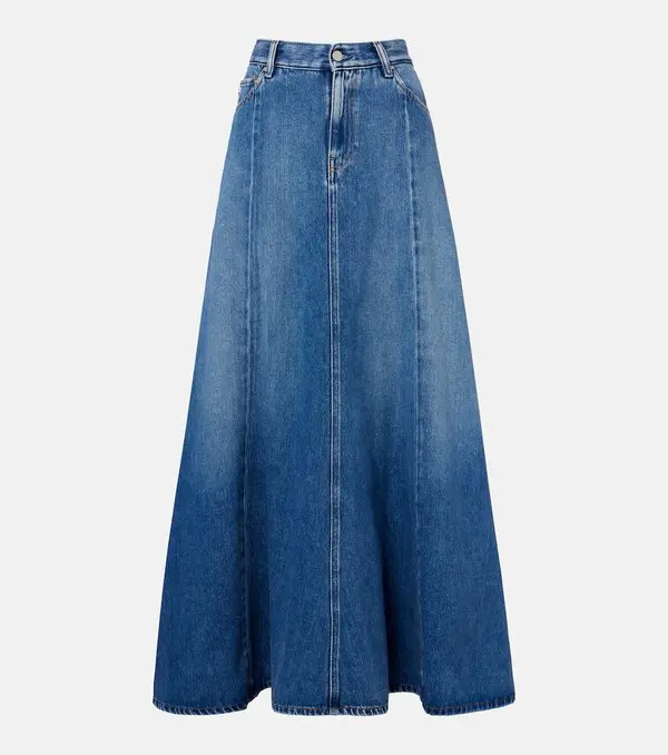 Ag Tula Denim Maxi Skirt