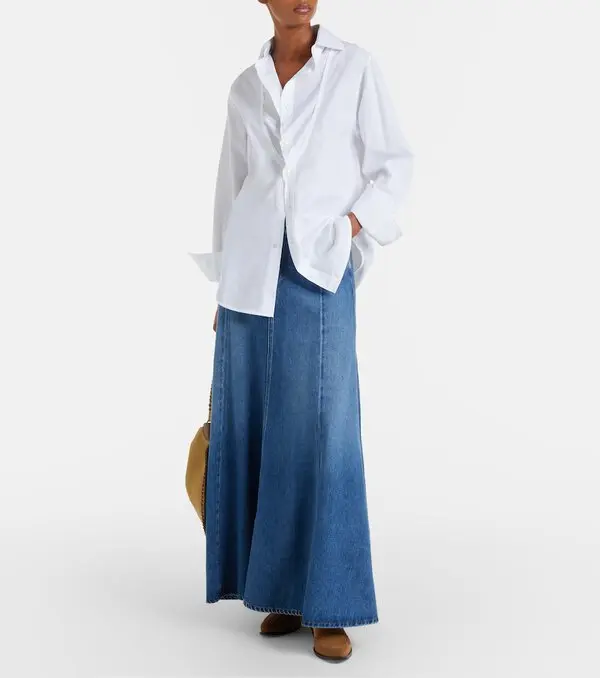 Ag Tula Denim Maxi Skirt