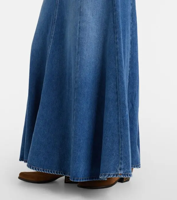 Ag Tula Denim Maxi Skirt