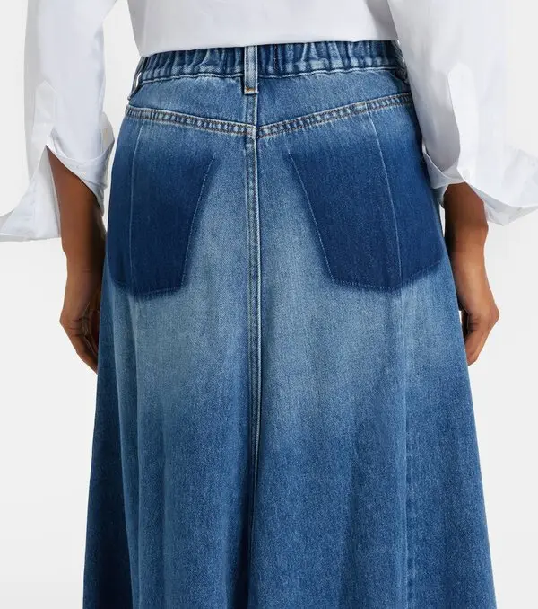 Ag Tula Denim Maxi Skirt