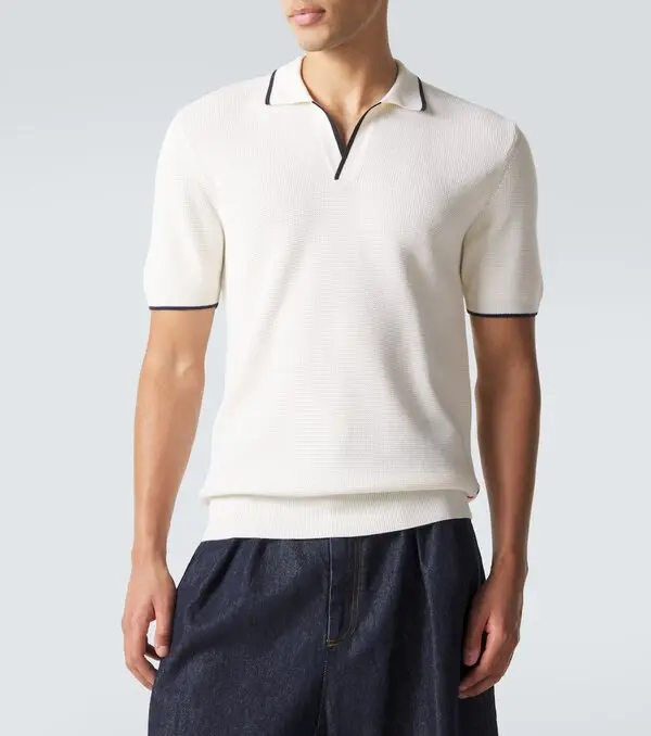 Orlebar Brown Horton Wool Piqué Polo Shirt