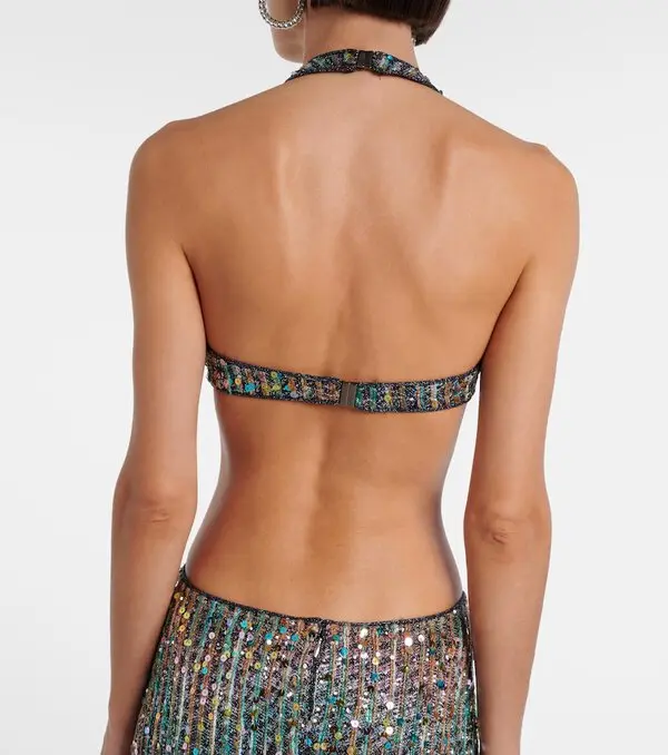 Missoni Open-back Sequined Lamé Gown - Multicoloured