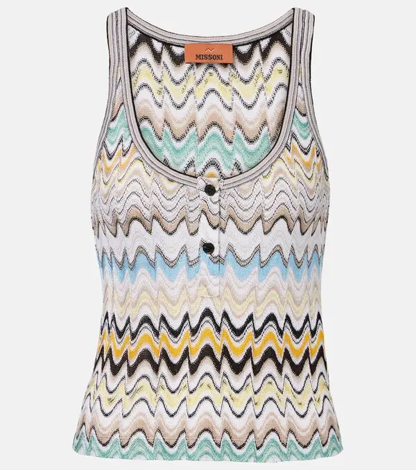 Missoni Intarsia Tank Top - Multicoloured