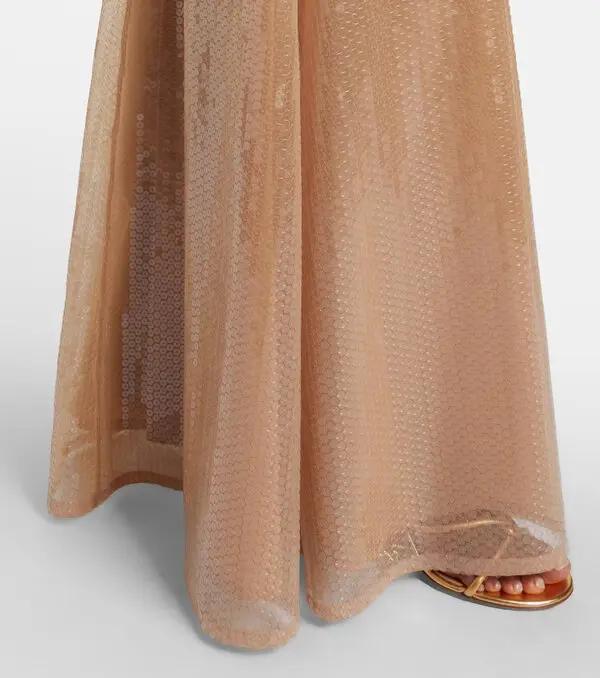 David Koma Dégradé Sequined Gown