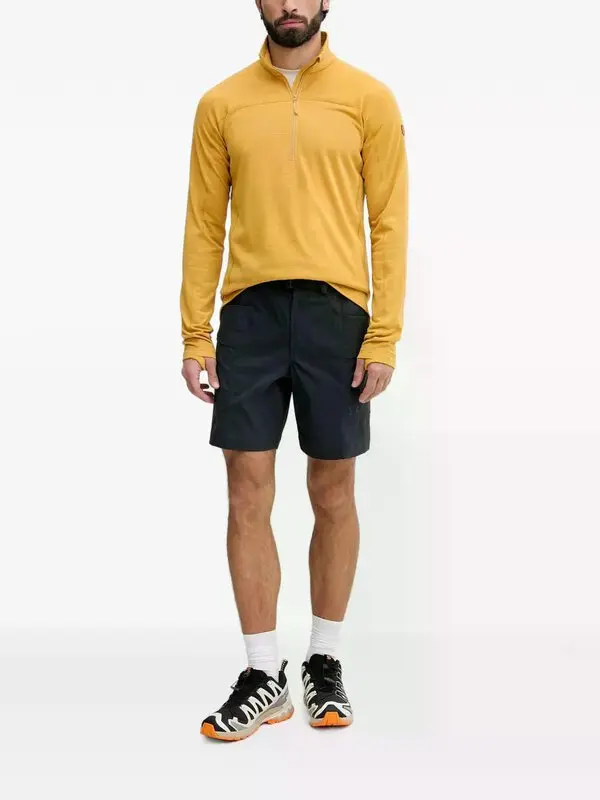 Fjallraven Abisko Lite Half-zip Ribbed-knit Sweater
