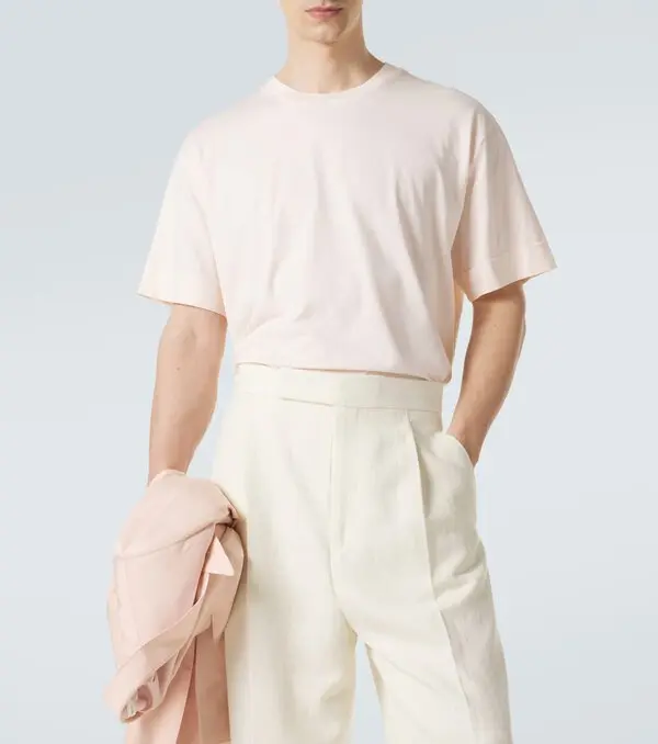 UMIT BENAN Paradiso Cotton Jersey T-shirt - Pink