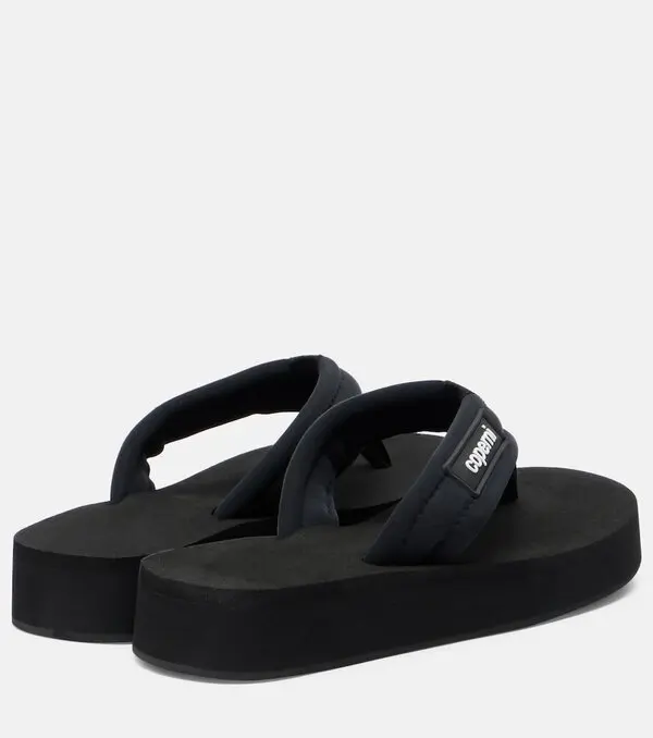 Coperni Logo Platform Thong Sandals