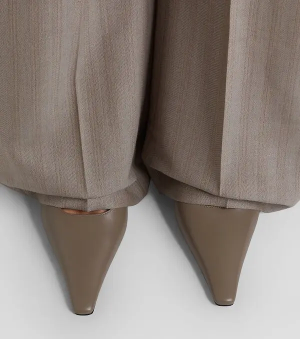 Victoria Beckham Sloan Leather Slingback Pumps