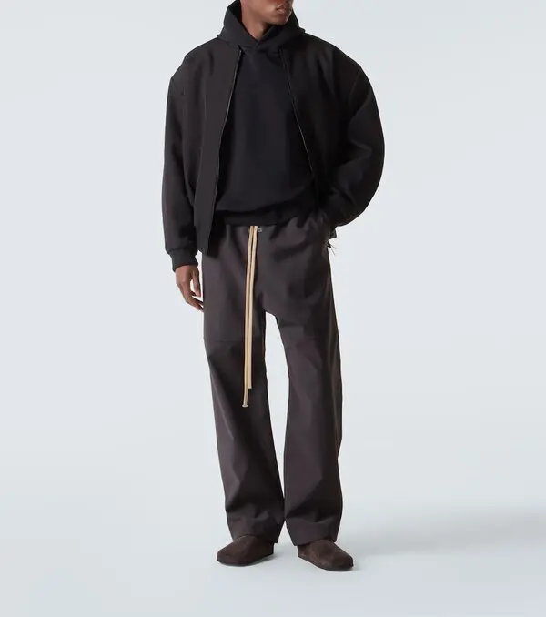 Fear Of God Cotton Jersey Hoodie - Black