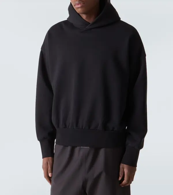 Fear Of God Cotton Jersey Hoodie - Black