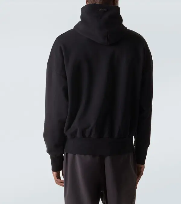 Fear Of God Cotton Jersey Hoodie - Black