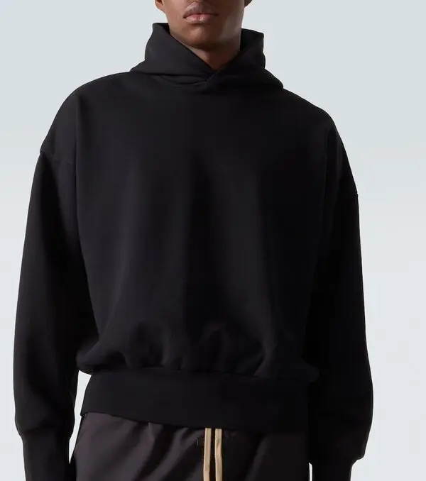 Fear Of God Cotton Jersey Hoodie - Black