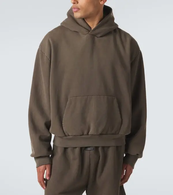 Fear Of God Cotton Jersey Hoodie - Brown