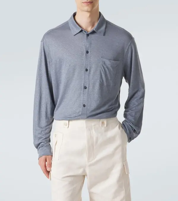 Giorgio Armani Linen Jersey Shirt