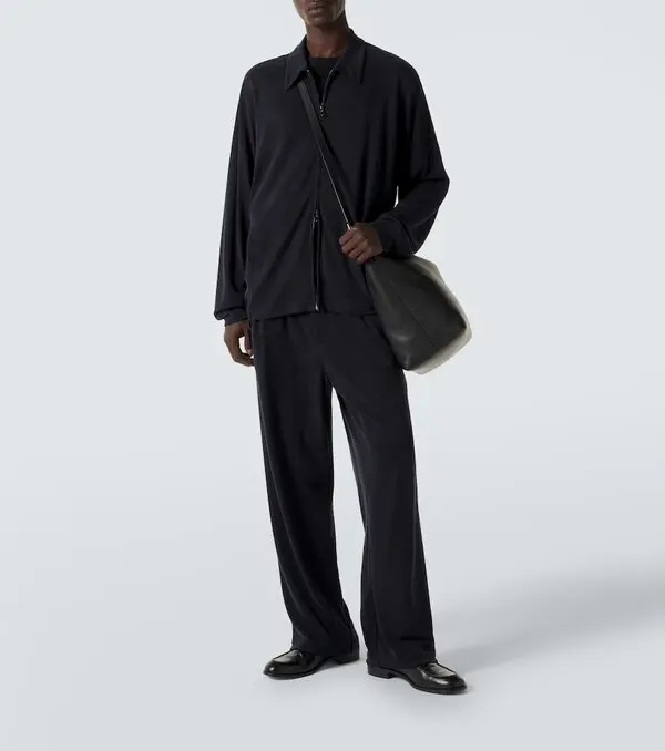 Giorgio Armani Zip-up Blouson Jacket - Blue