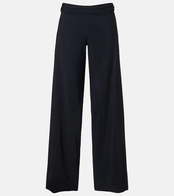 KARLA COLLETTO Basics Wide-leg Pants - Black