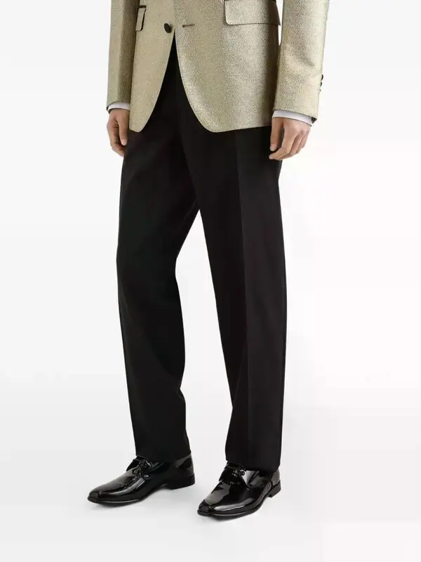 Dolce & Gabbana Stretch Wool Tuxedo Trousers