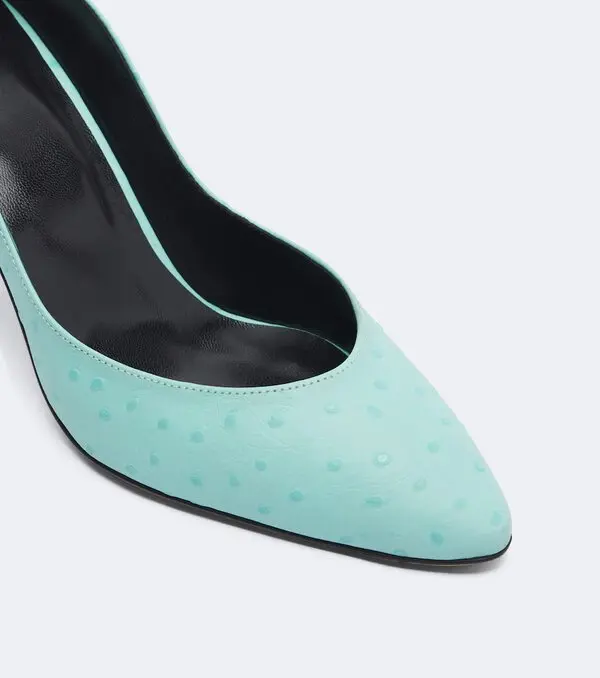 JUDE Haze Leather Pumps - Blue
