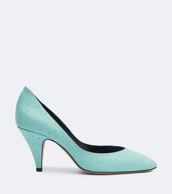 JUDE Haze Leather Pumps - Blue