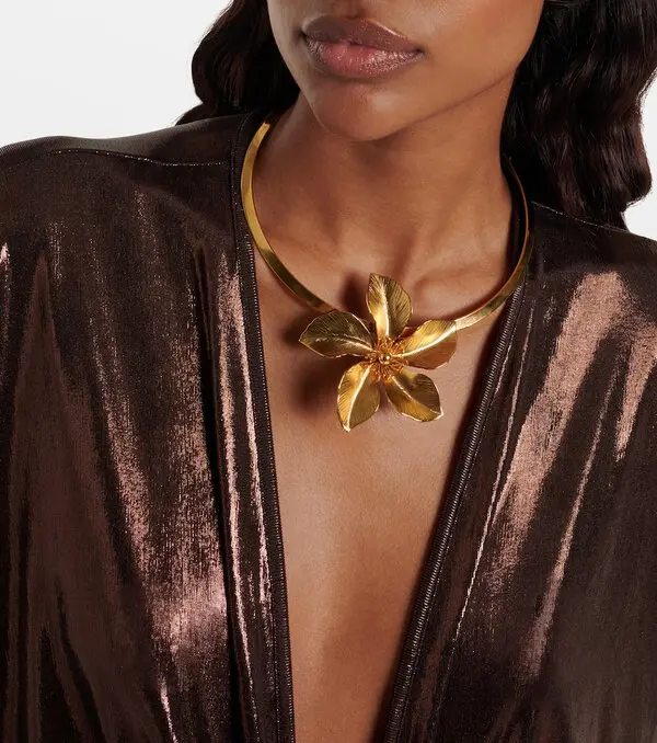 JENNIFER BEHR Keala Floral Pendant Necklace