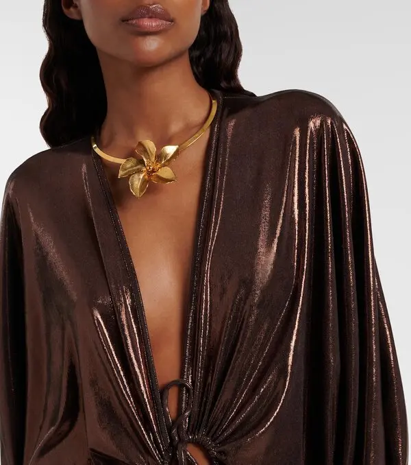 JENNIFER BEHR Keala Floral Pendant Necklace