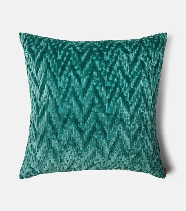 Missoni Fossile Zigzag Cushion - Green