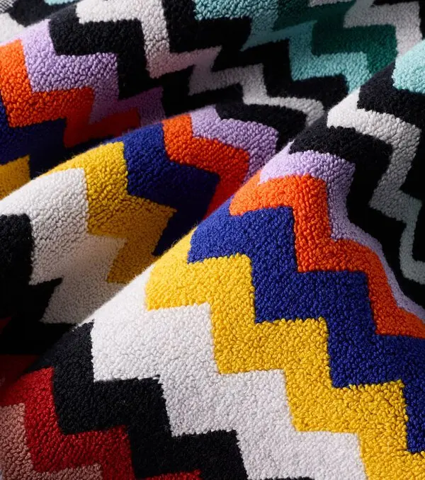 Missoni Zigzag Cotton Terry Bath Mat - Multicoloured
