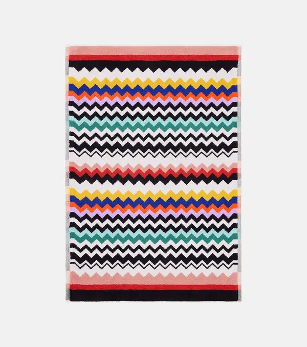 Missoni Zigzag Cotton Terry Bath Mat - Multicoloured