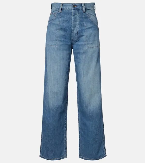 NILI LOTAN Whitney Wide-leg Jeans - Blue