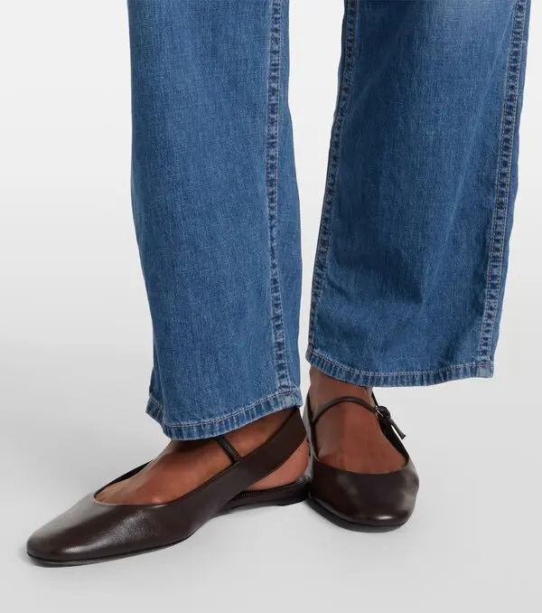 NILI LOTAN Whitney Wide-leg Jeans - Blue