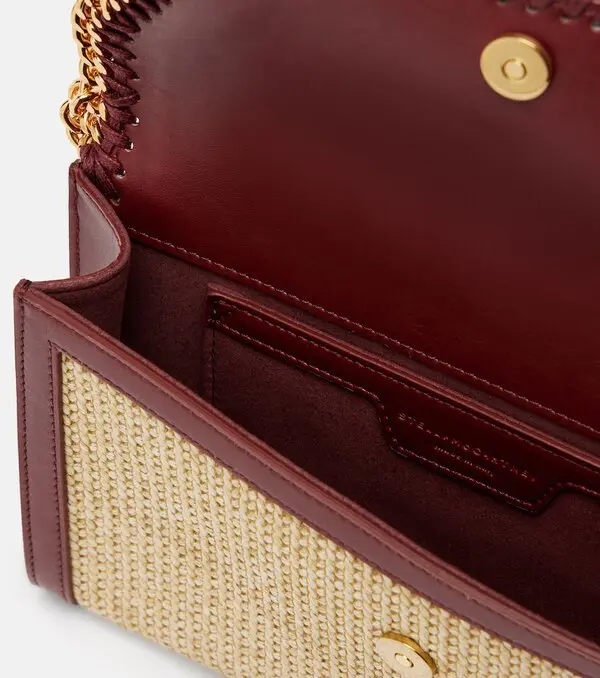 Stella McCartney Falabella Raffia-effect Wallet