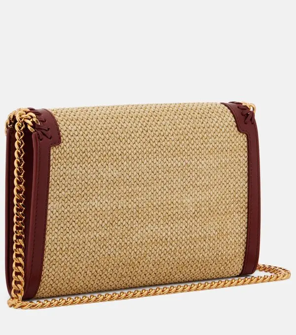 Stella McCartney Falabella Raffia-effect Wallet