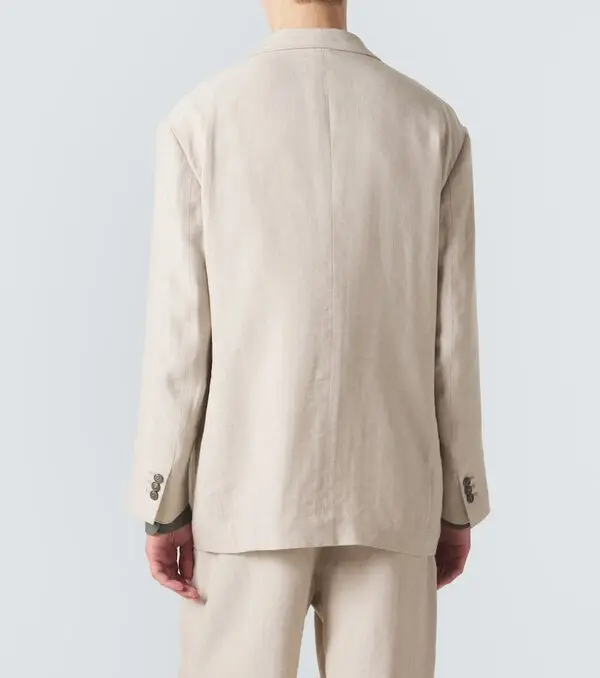 Giorgio Armani Archivio Double-breasted Blazer - Beige