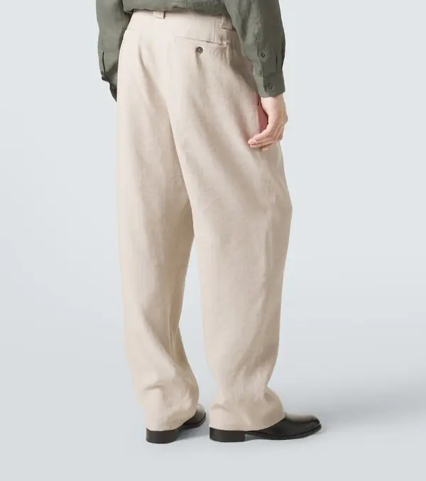 Giorgio Armani Archivio Straight Pants - Beige