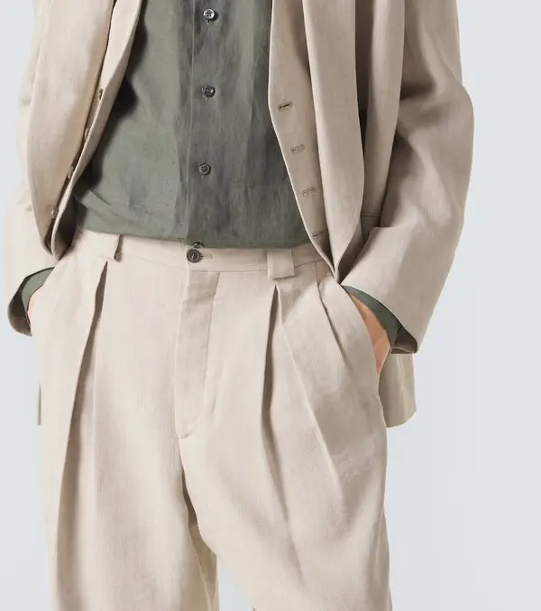 Giorgio Armani Archivio Straight Pants - Beige