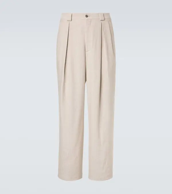 Giorgio Armani Archivio Straight Pants - Beige