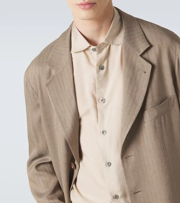 Giorgio Armani Archivio Herringbone Blazer